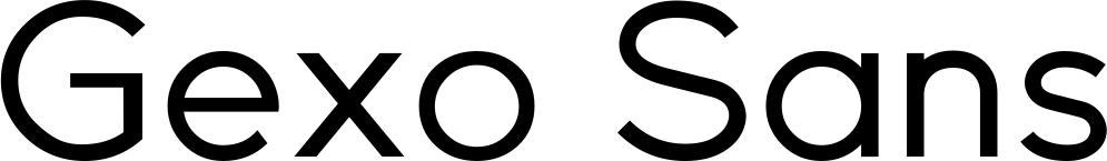 Gexo Sans Regular font | Fonts2u.com