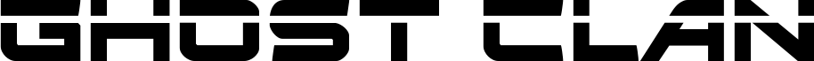 Ghost Clan Outline Regular font | Fonts2u.com