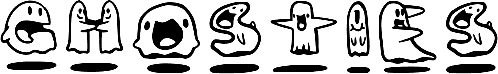 Ghosties Regular font