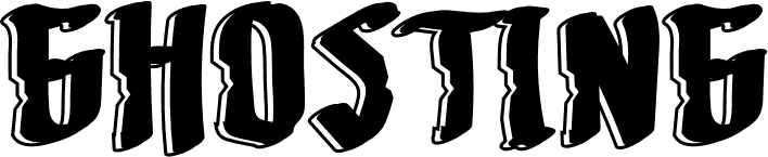 Ghosting font | Fonts2u.com