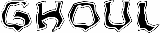 Ghoul Outline font | Fonts2u.com