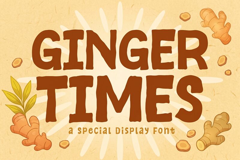 Ginger Times font
