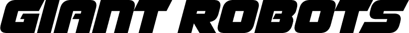Giant Robots font | Fonts2u.com