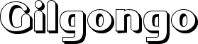 Gilgongo font | Fonts2u.com