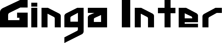 Ginga Inter font | Fonts2u.com