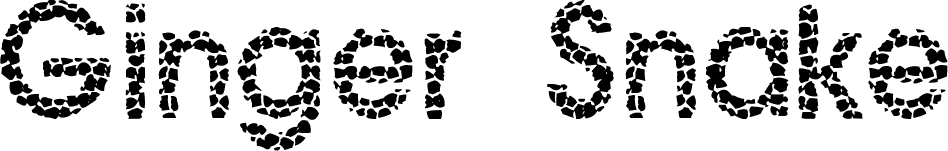 Ginger Snake font | Fonts2u.com