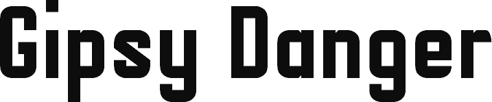 Gipsy Danger Personal Use font