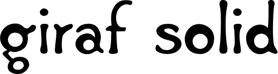 Giraf SolidRegular font | Fonts2u.com