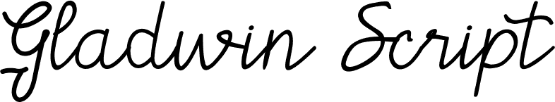 GLADWIN Script font | Fonts2u.com