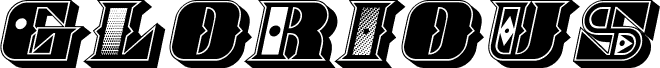 Glorious Regular font