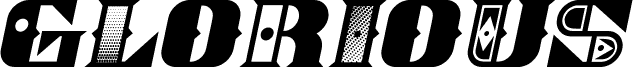 Glorious 3D Regular font | Fonts2u.com