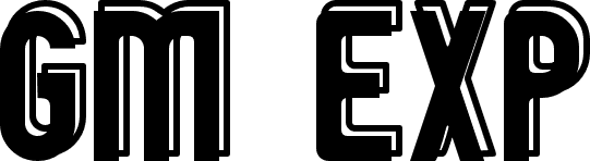 GM Exp Offset Outline font | Fonts2u.com