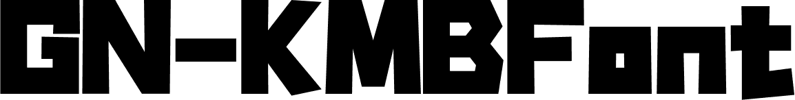 GN-KMBFont-UB-NewstyleKanaA font | Fonts2u.com
