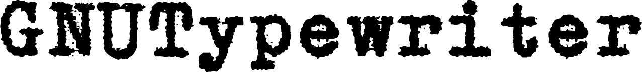 GNUTypewriter font | Fonts2u.com