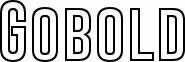 Gobold High font