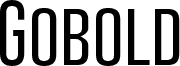 Gobold High font