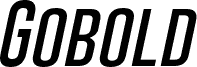 Gobold High font