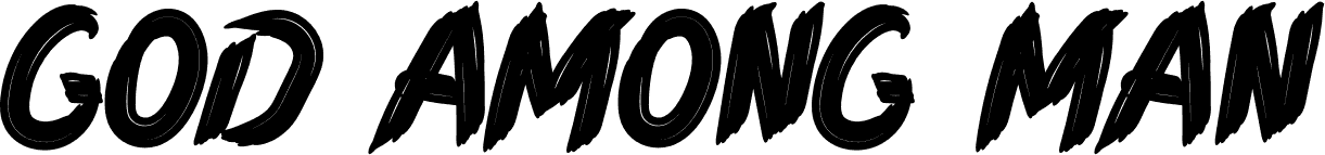 GOD AMONG MAN font | Fonts2u.com