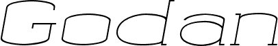 Godan-Light font