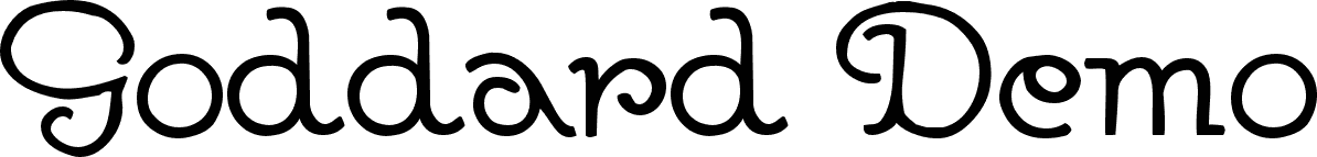 Goddard Demo font