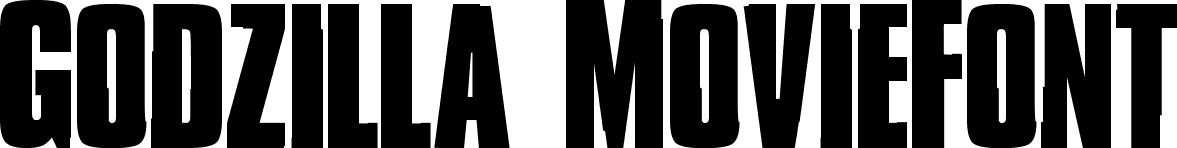 Godzilla MovieFont font