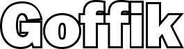 Goffik-Shadow font | Fonts2u.com