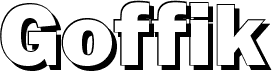 Goffik-Outline font | Fonts2u.com