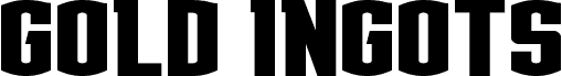 Gold Ingots Expanded Italic font | Fonts2u.com