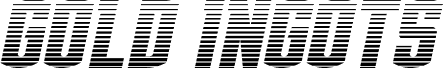 Gold Ingots Gradient font | Fonts2u.com