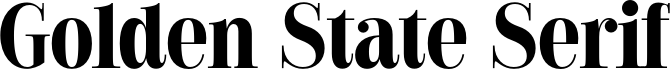 Golden State Serif PERSONAL Black font | Fonts2u.com