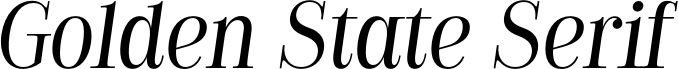 Golden State Serif PERSONAL Bold font | Fonts2u.com