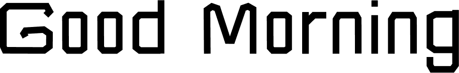 Good Morning font | Fonts2u.com