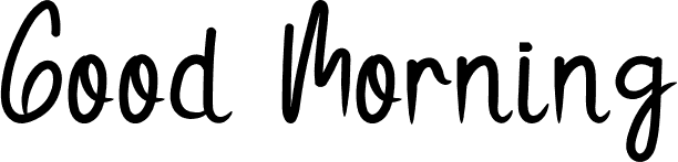 Good Morning font | Fonts2u.com