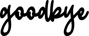 goodbye font | Fonts2u.com