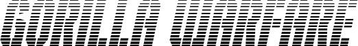 Gorilla Warfare Gradient font