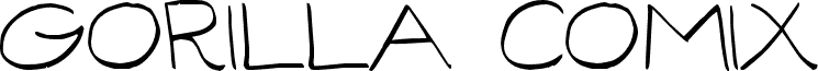 GorillaComix-Regular font | Fonts2u.com
