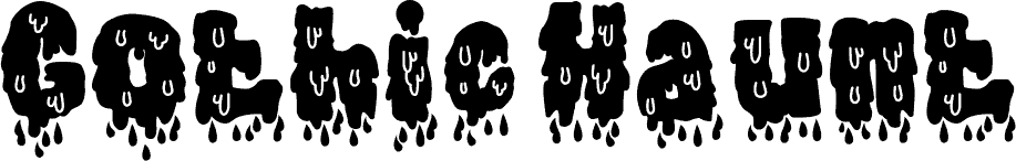 Gothic Haunt Drop police | Fonts2u.com