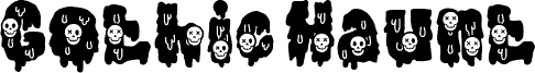 Gothic Haunt Drop police | Fonts2u.com