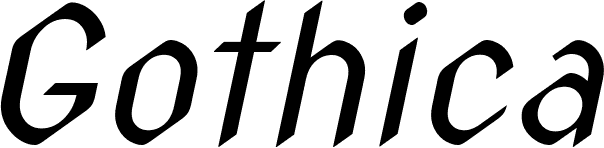 Gothica Book Oblique fuente | Fonts2u.com