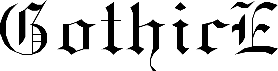 GothicE 字体 | Fonts2u.com