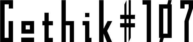 Gothik#107 font | Fonts2u.com
