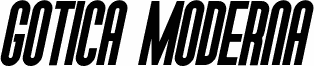 Gotica Moderna Bold KK Bold font
