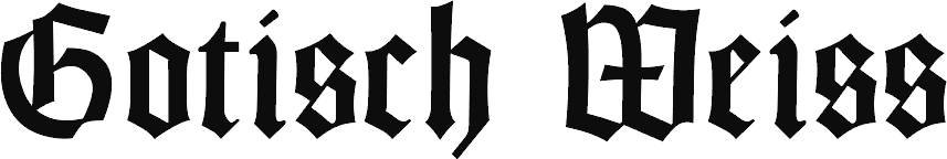 Gotisch Weiss UNZ1A Schriftart | Fonts2u.com