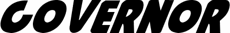 Governor font