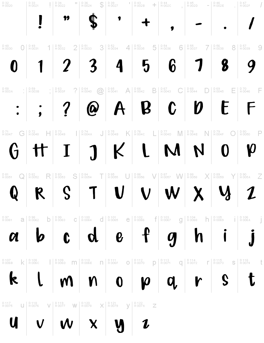 Golly By Beck Regular font