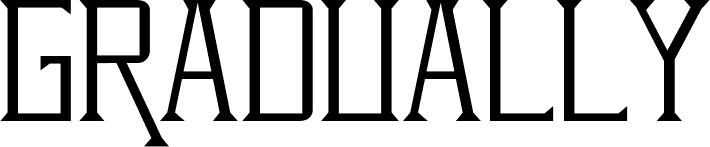 GRADUALLY-Regular font | Fonts2u.com