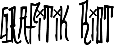 Grafitik Riot font | Fonts2u.com