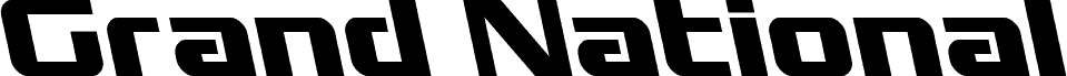 Grand National Expanded font | Fonts2u.com