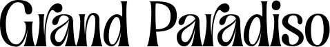 Grand Paradiso Script font | Fonts2u.com