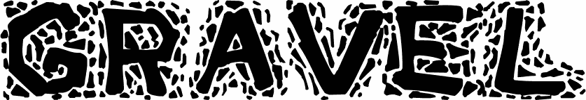 Gravel font | Fonts2u.com